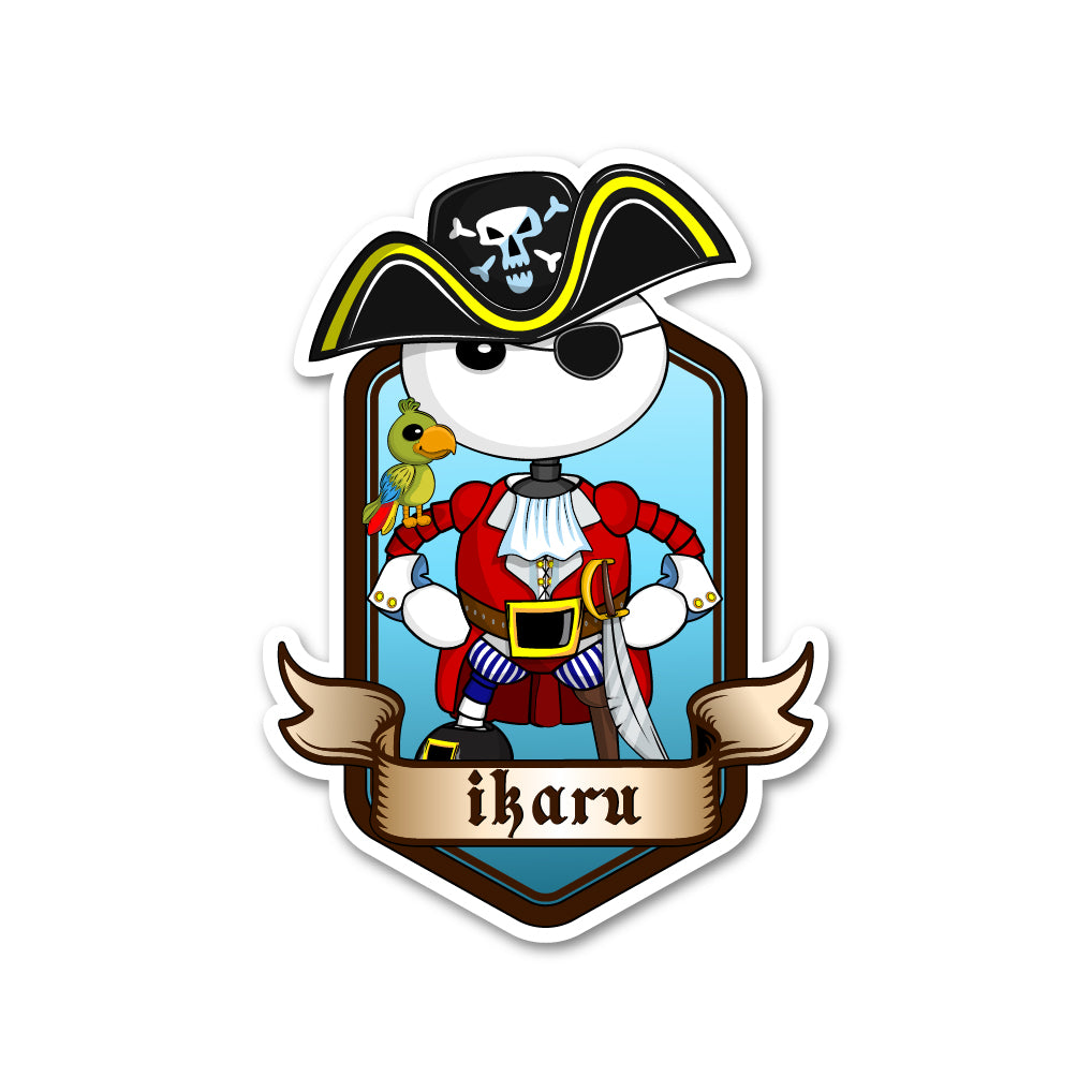 Ikaru Pirate - Sticker – IKARU Design